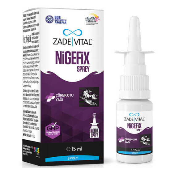 Zade Vital Nigefix Çörek Otu Yağı Sprey 15 ml | Narecza